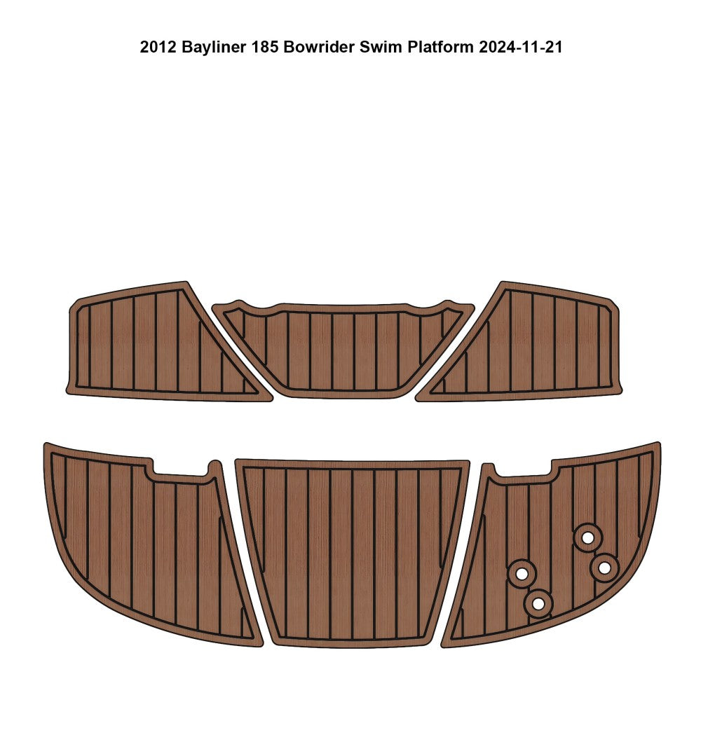 Bayliner 185 Bowrider EVA Foam Deck Kit | Custom Marine Flooring – Kxkzren