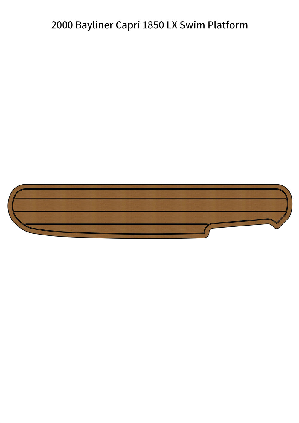 Bayliner Capri 1850 LX EVA Boat Flooring | Custom Marine Deck Kit – Kxkzren