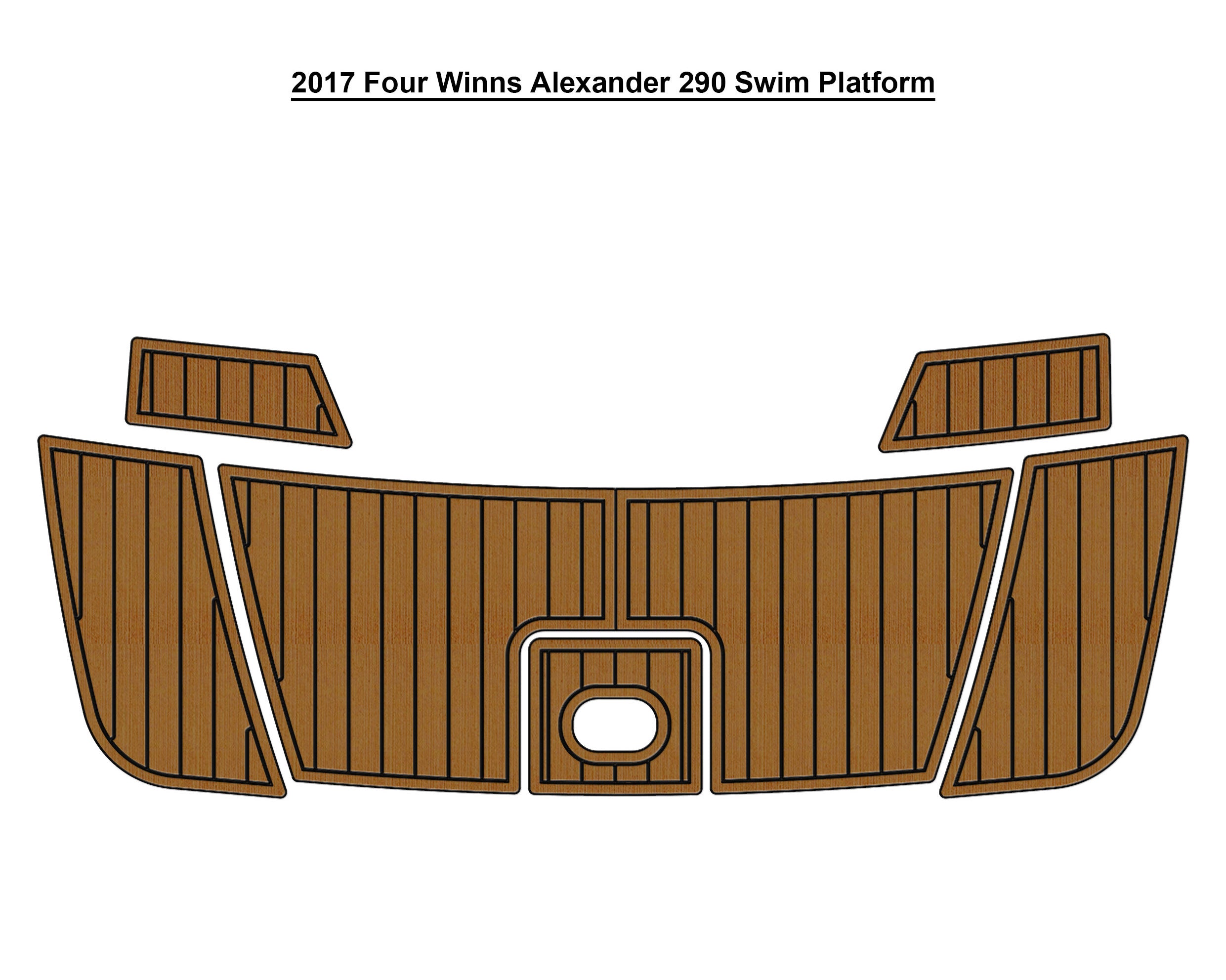 2017 Four Winns Alexander 290 EVA Boat Flooring | Custom Deck Kit – Kxkzren