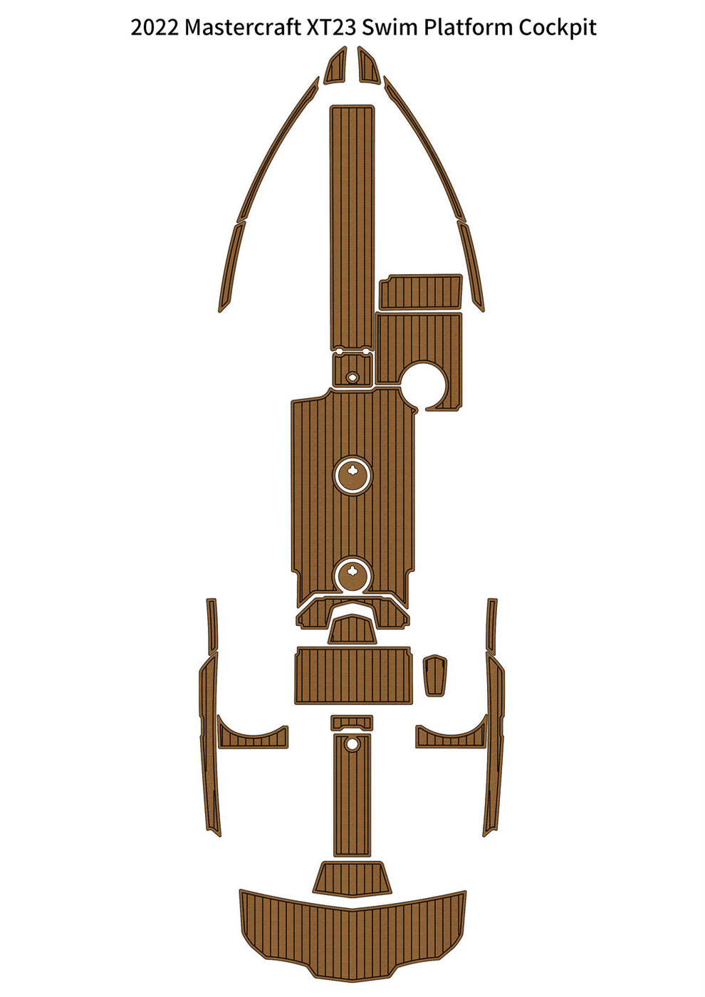 2022 MasterCraft XT23 EVA Flooring Kit | Custom Marine Decking – Kxkzren