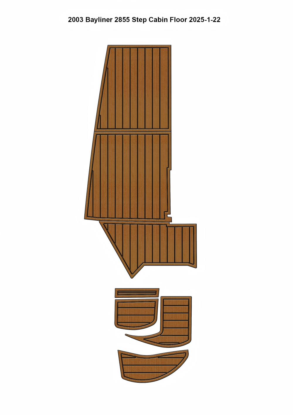 Bayliner 2855 Custom EVA Foam Boat Flooring | Non-Slip Marine Deck ...